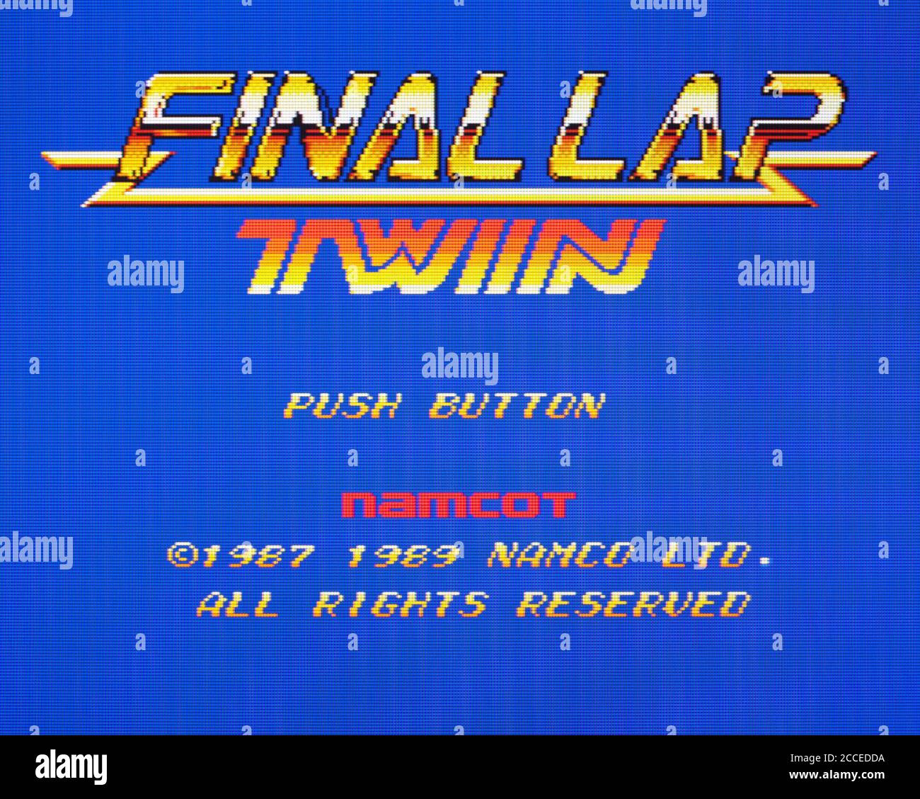 Final lap twin hi-res stock photography and images - Alamy