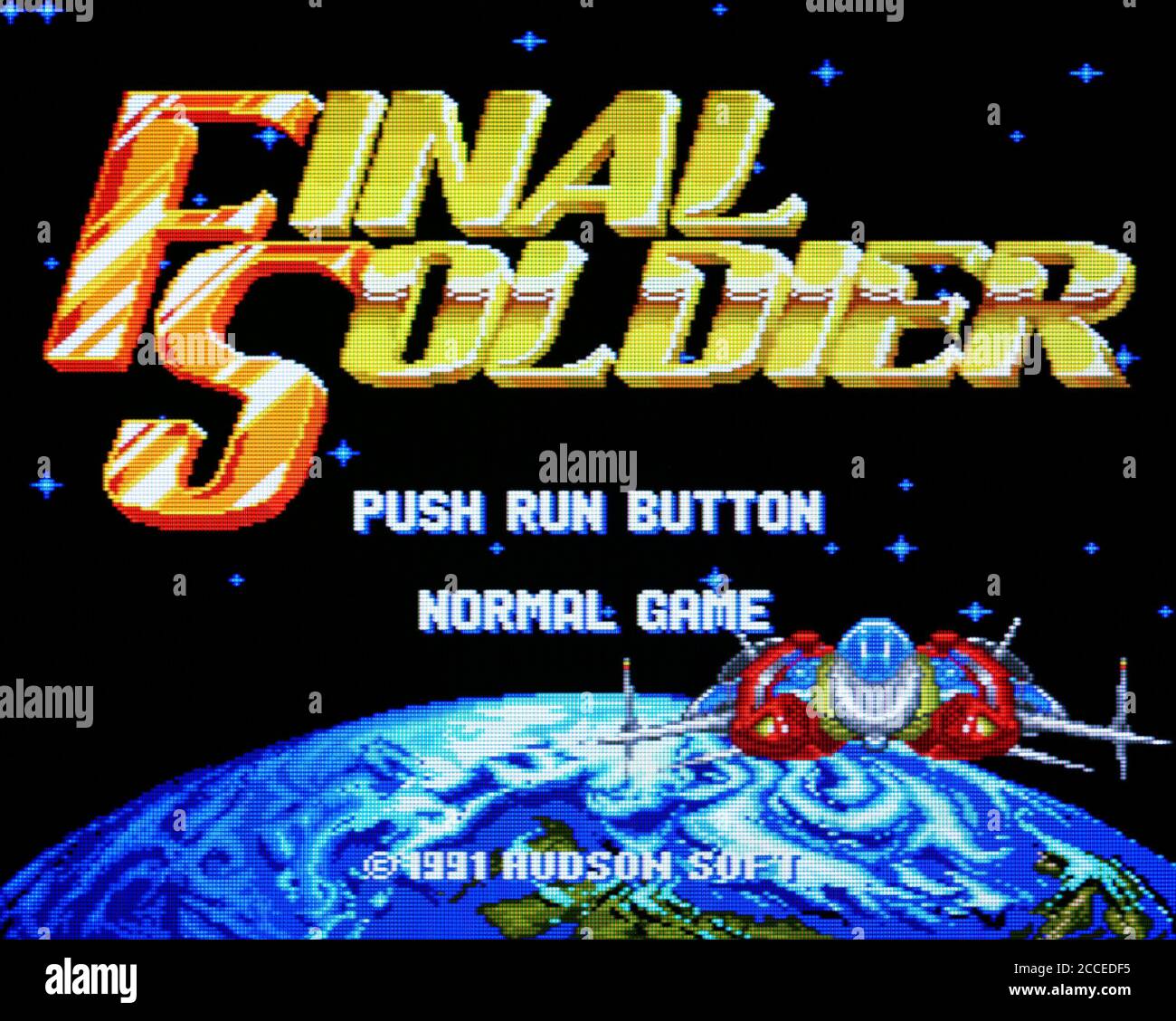 Final Soldier - PC Engine Videogame - Editorial use only Stock Photo ...