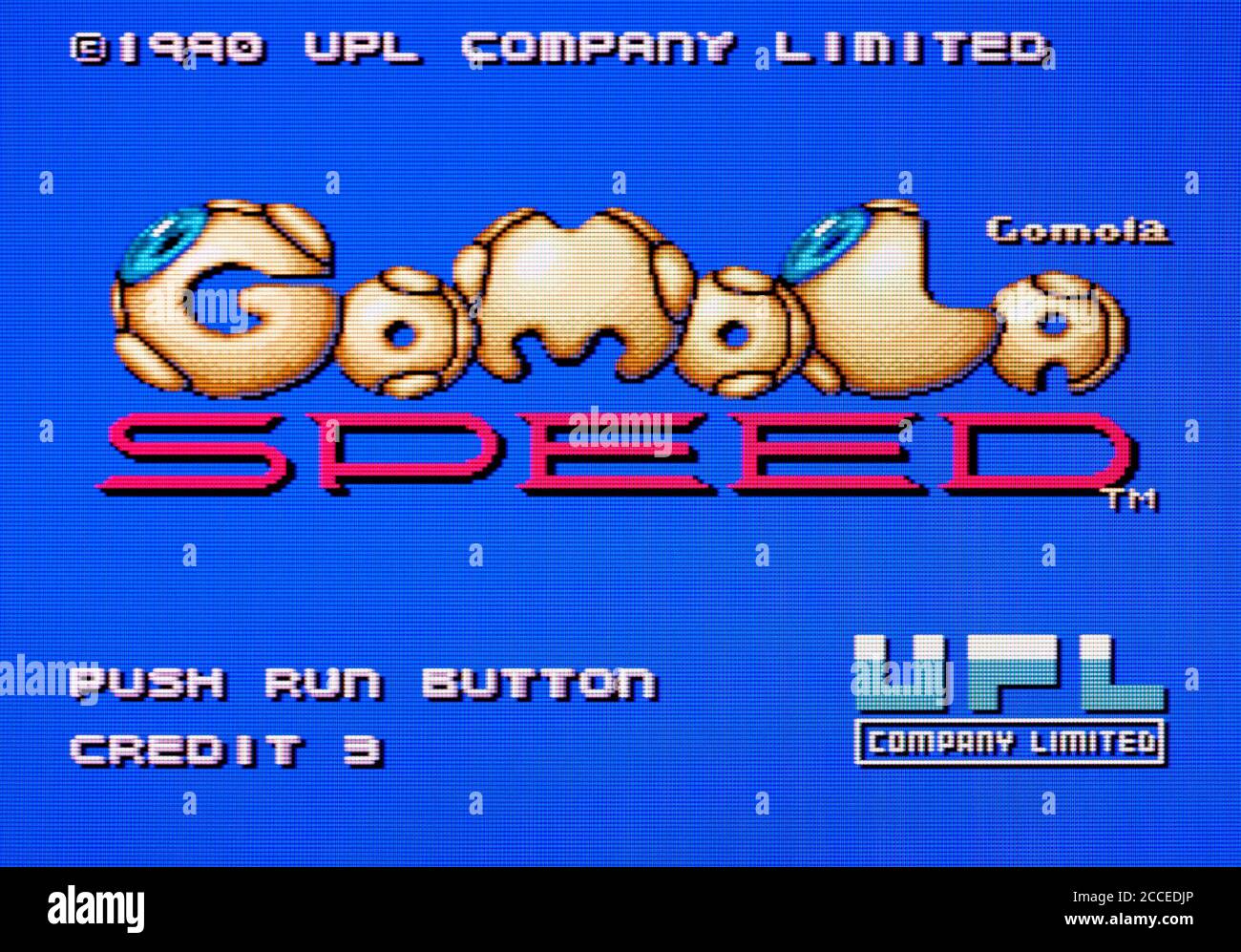 Gomola Speed - PC Engine Videogame - Editorial use only Stock Photo - Alamy