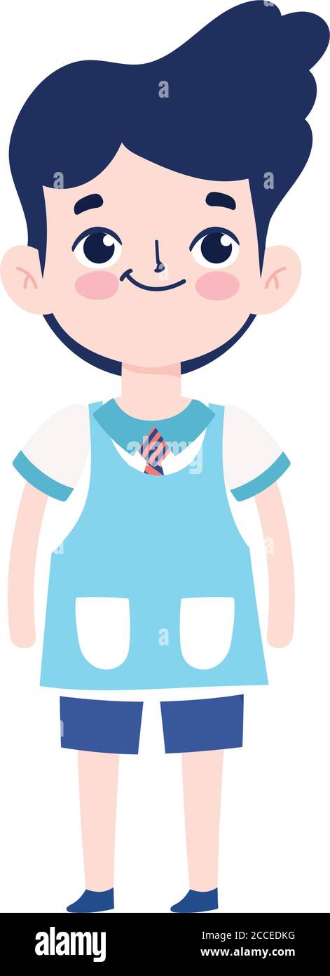 student boy cartoon character isolated design vector illustration Stock ...