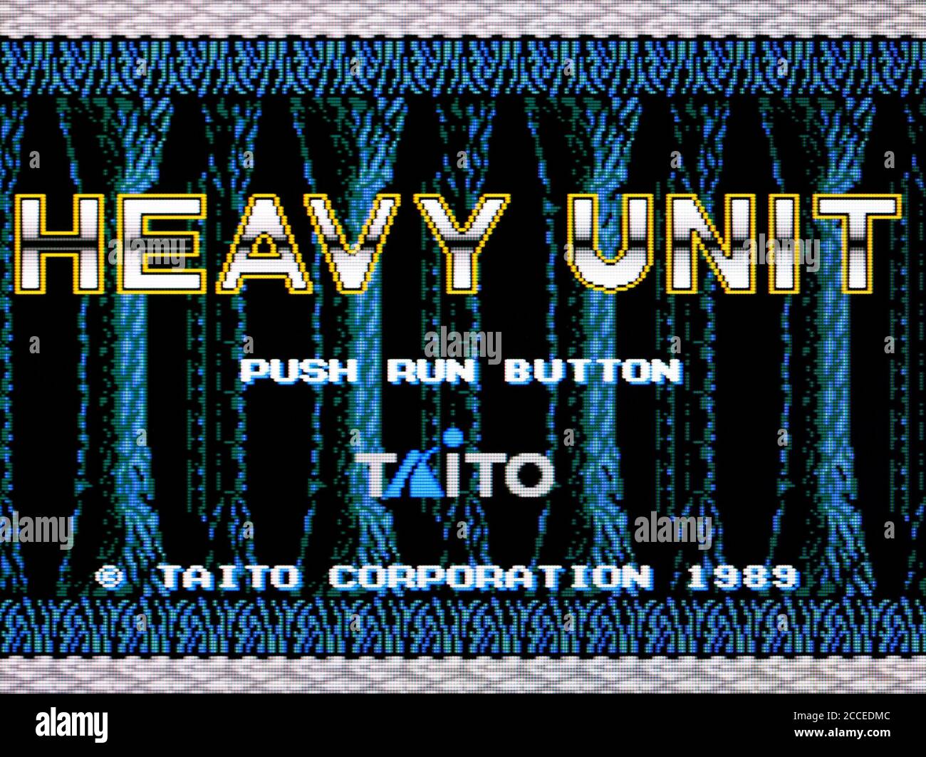 Heavy Unit - PC Engine Videogame - Editorial use only Stock Photo - Alamy