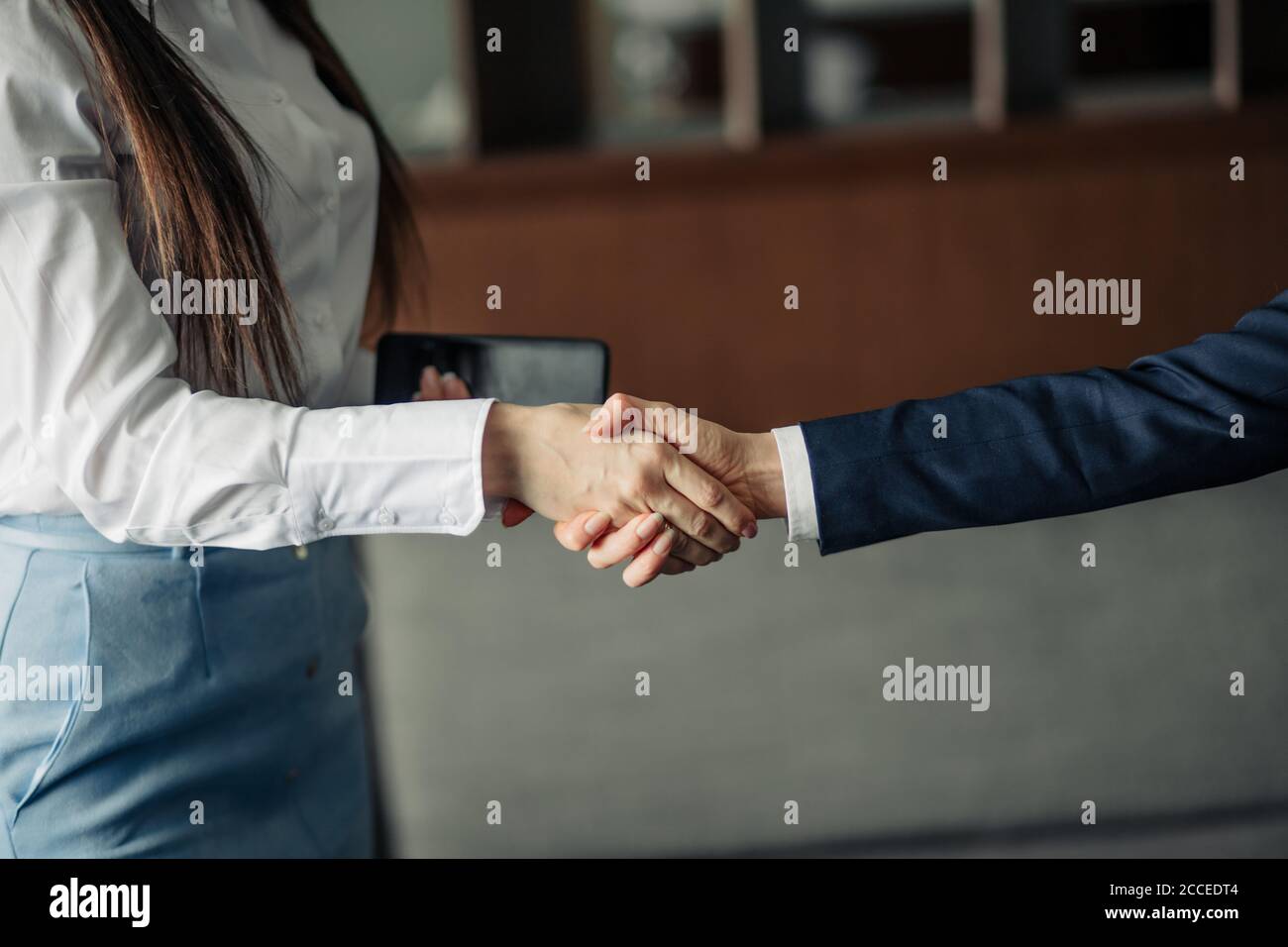 Professional handshake between colleagues hi-res stock photography and ...