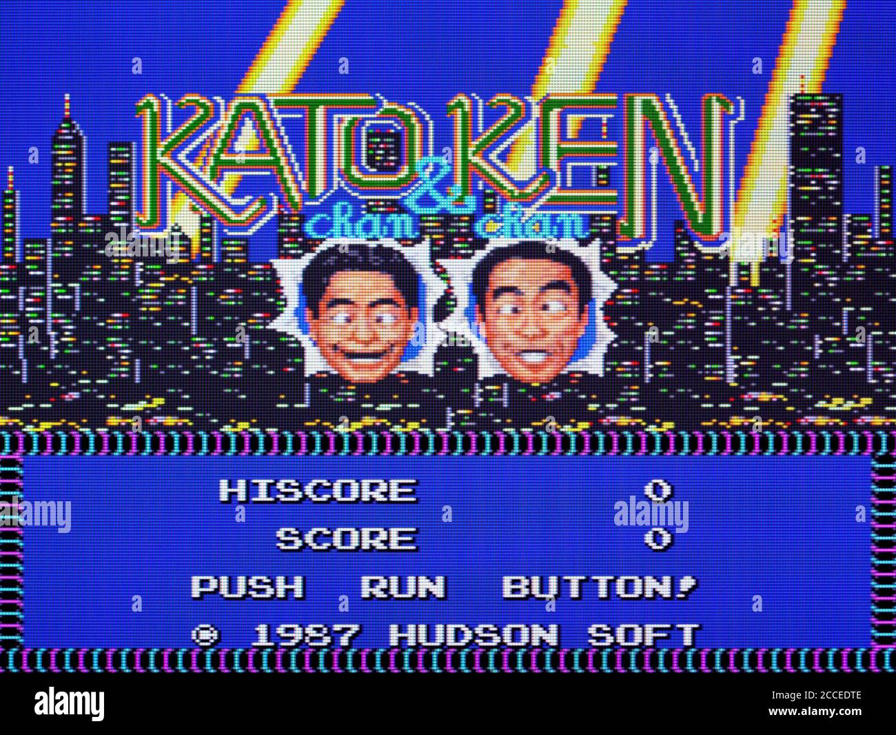 Kato Chan & Ken Chan - PC Engine Videogame - Editorial use only Stock ...