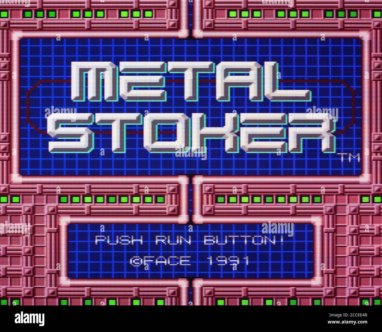 Metal Stoker - PC Engine Videogame - Editorial use only Stock Photo - Alamy