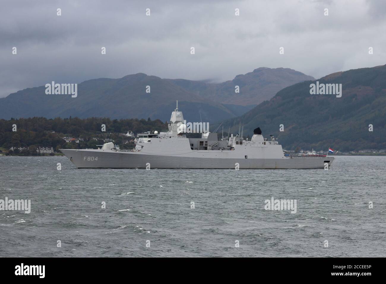HNLMS De Ruyter (F804), a De Zeven Provincien-class frigate operated by ...
