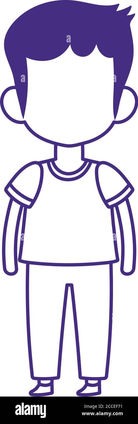 student boy cartoon character isolated design vector illustration Stock ...