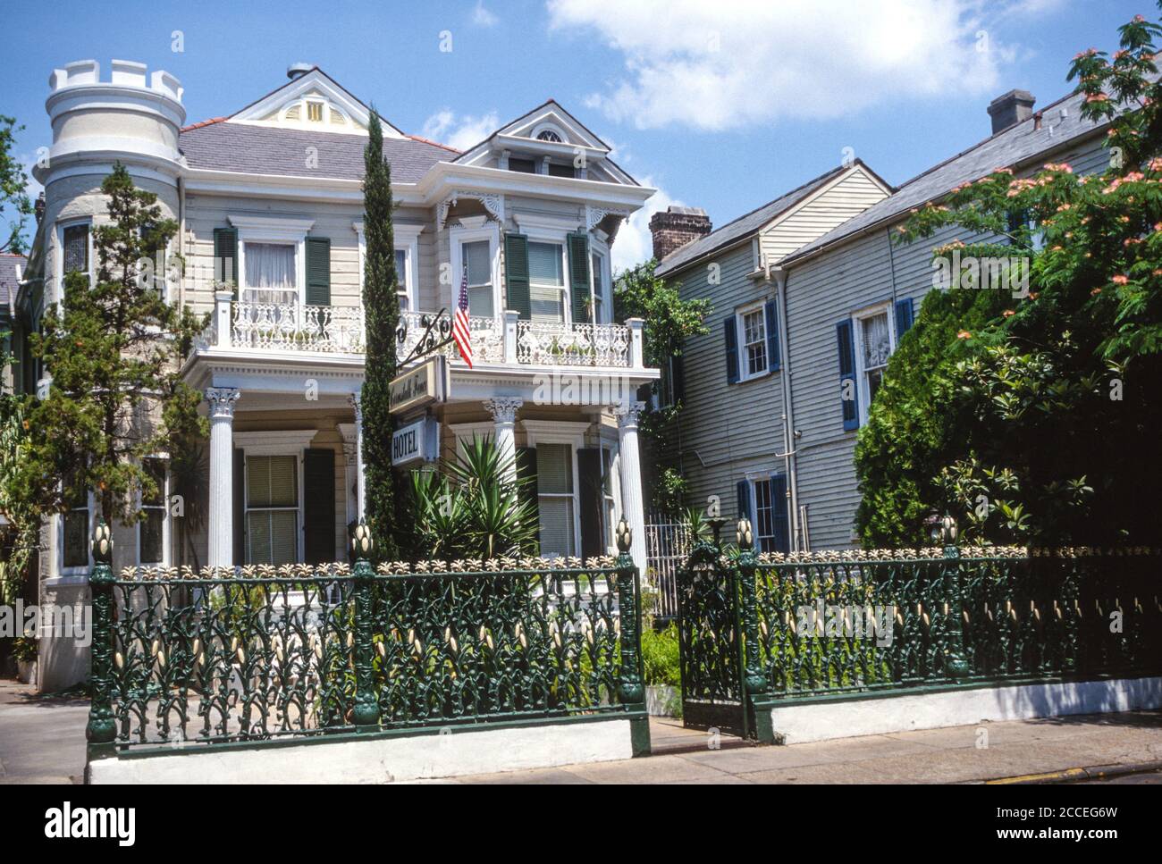 New Orleans, Louisiana, USA. Cornstalk Hotel in the French Quarter ...