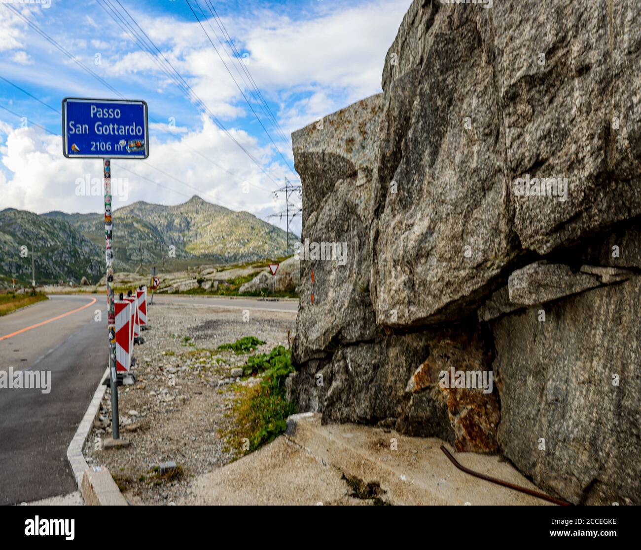 Gotthard Pass Street in Switzerland Stock Photo - Alamy