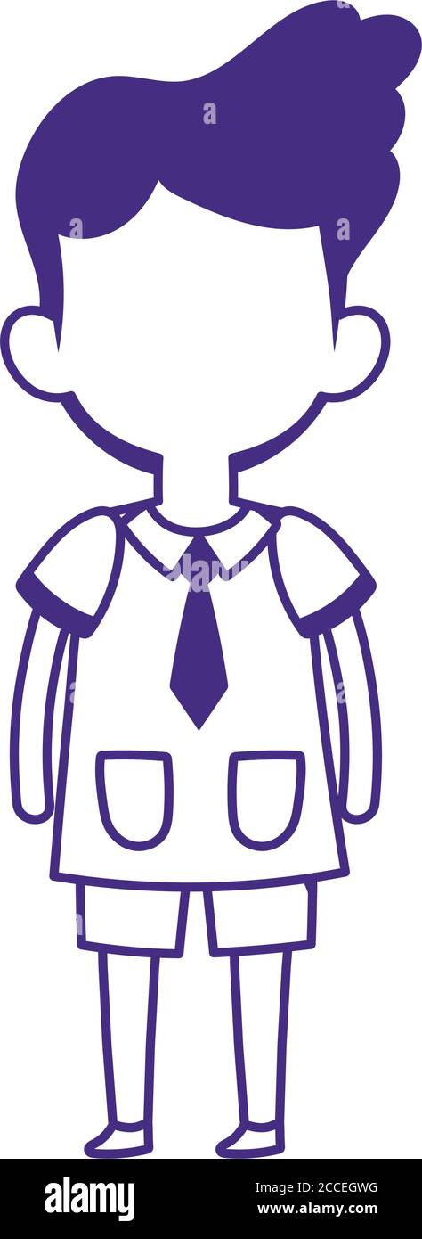student boy cartoon character isolated design vector illustration Stock ...