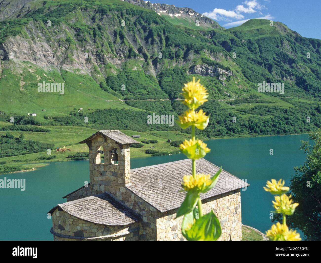 Lake of roselend hi-res stock photography and images - Alamy