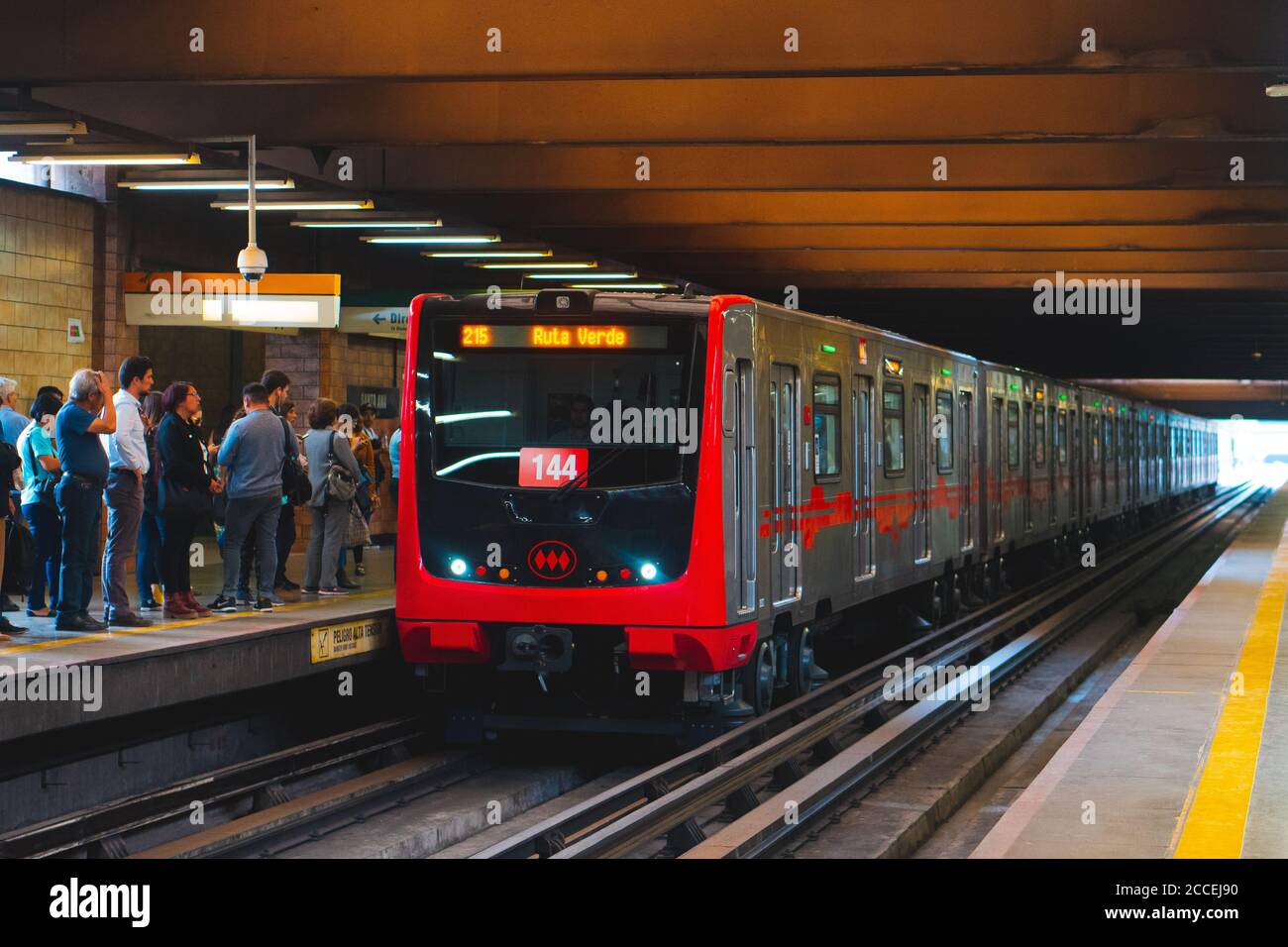 Metro de santiago santa ana hi-res stock photography and images - Alamy