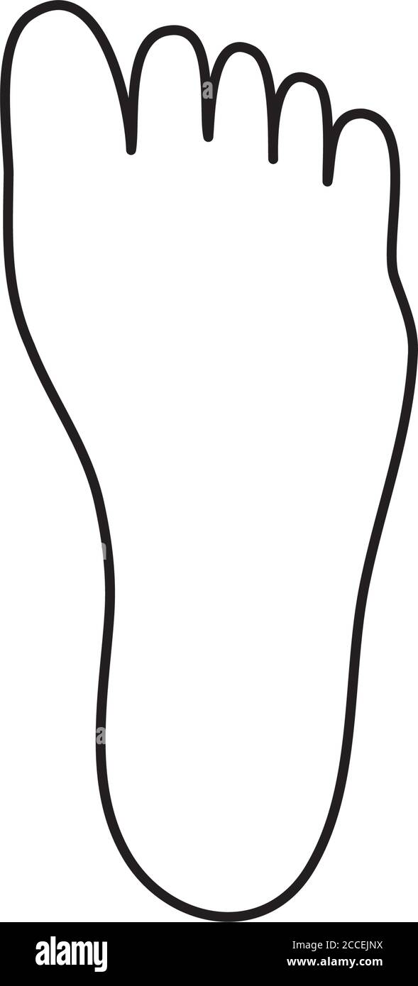 Feet Outline Template