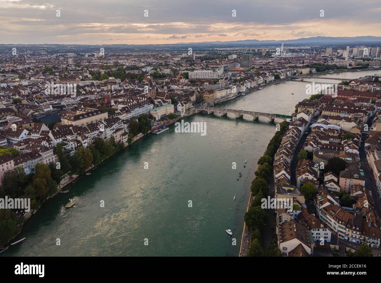 Basel rooftops hi-res stock photography and images - Alamy