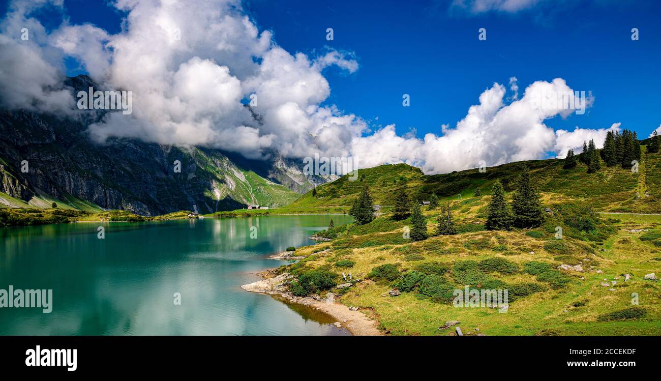 Wonderful spot for vacation in the Swiss Alps Stock Photo - Alamy