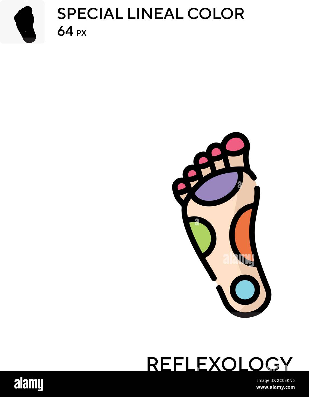 Woman massaging feet Stock Vector Images - Alamy