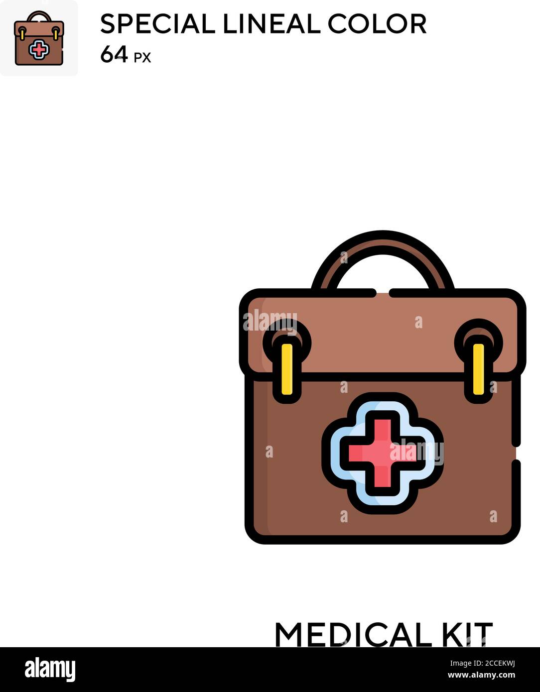 Medical kit Special lineal color icon. Illustration symbol design ...