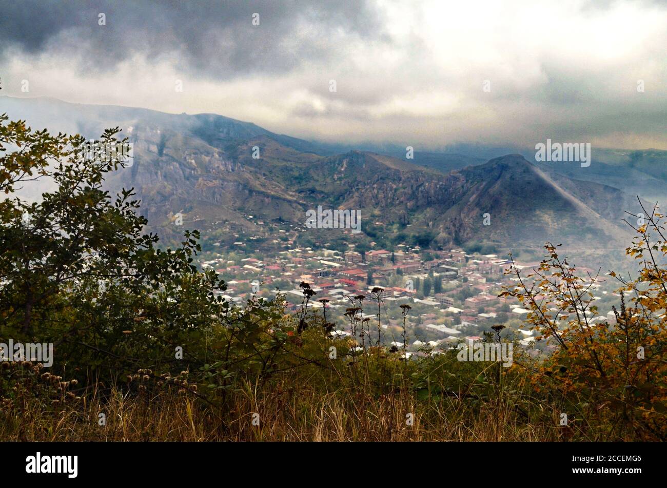Armenia View of Goris Stock Photo - Alamy