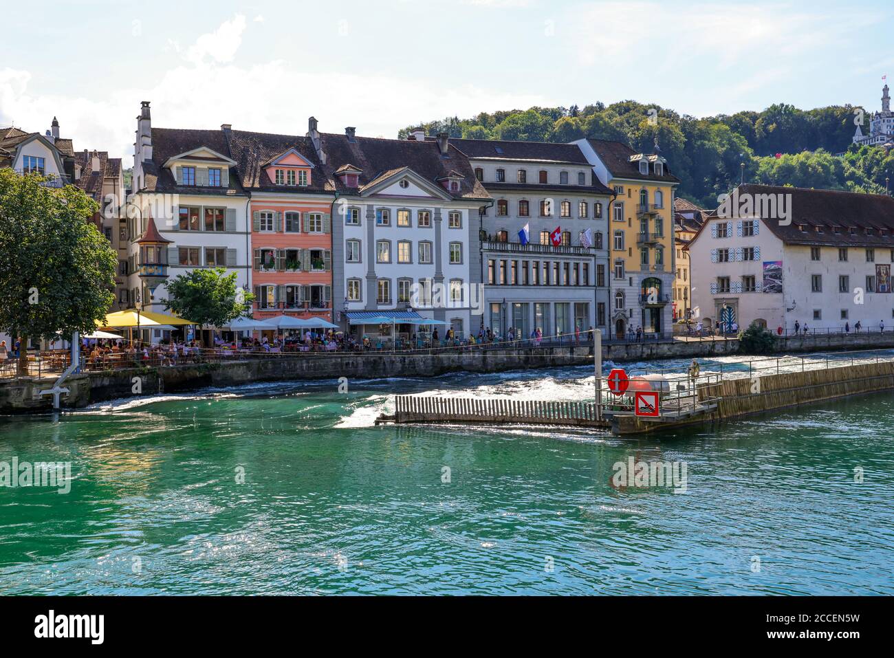 The lakefront of Lake Lucerne in Switzerland Stock Photo - Alamy