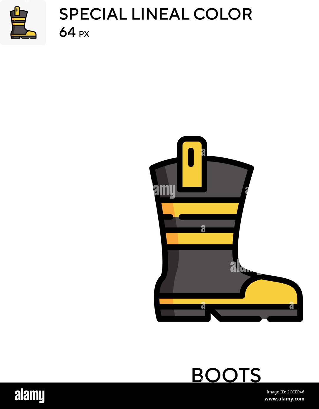 Boots Special lineal color icon. Illustration symbol design template ...
