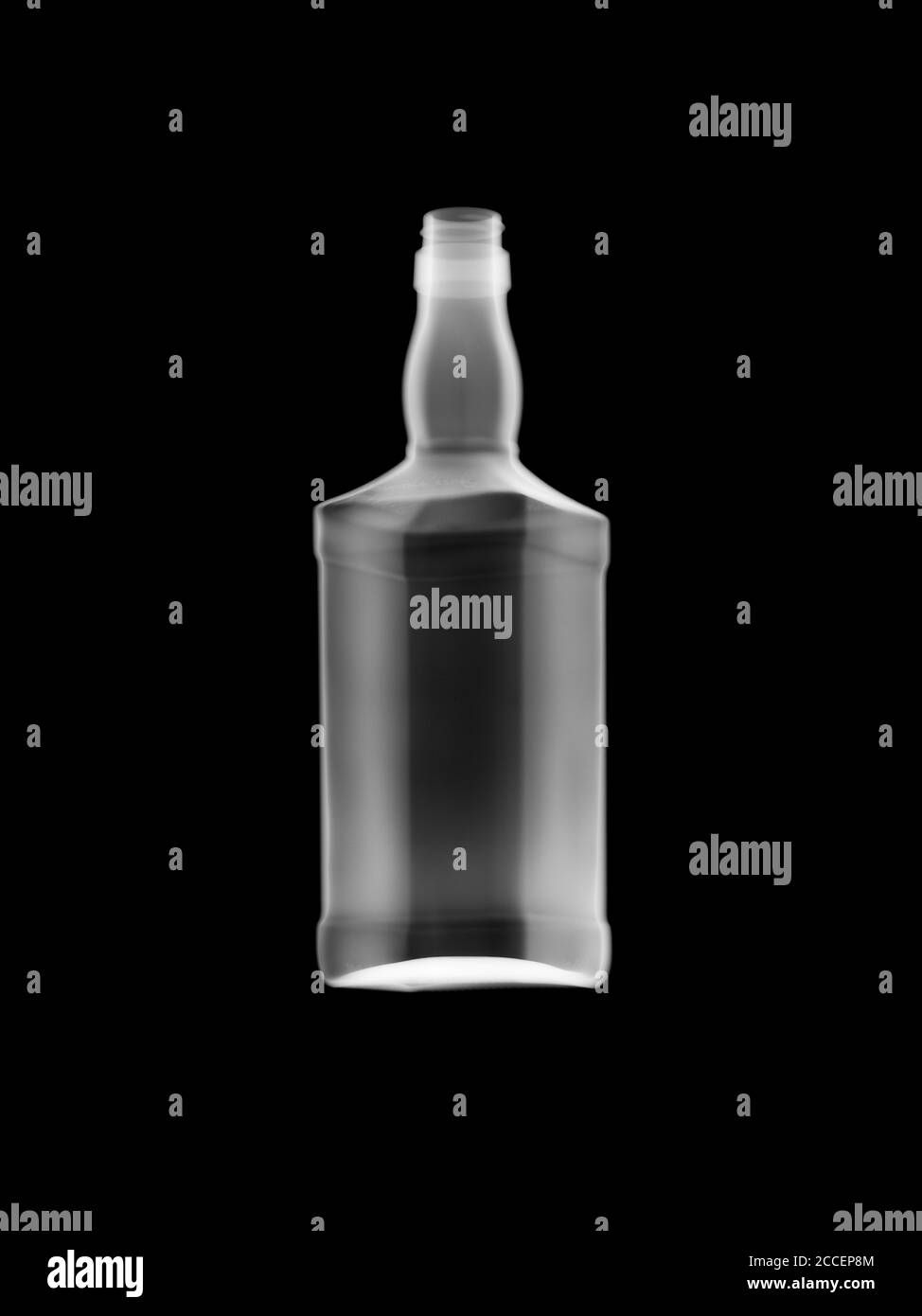 Whiskey bottle, X-ray Stock Photo - Alamy