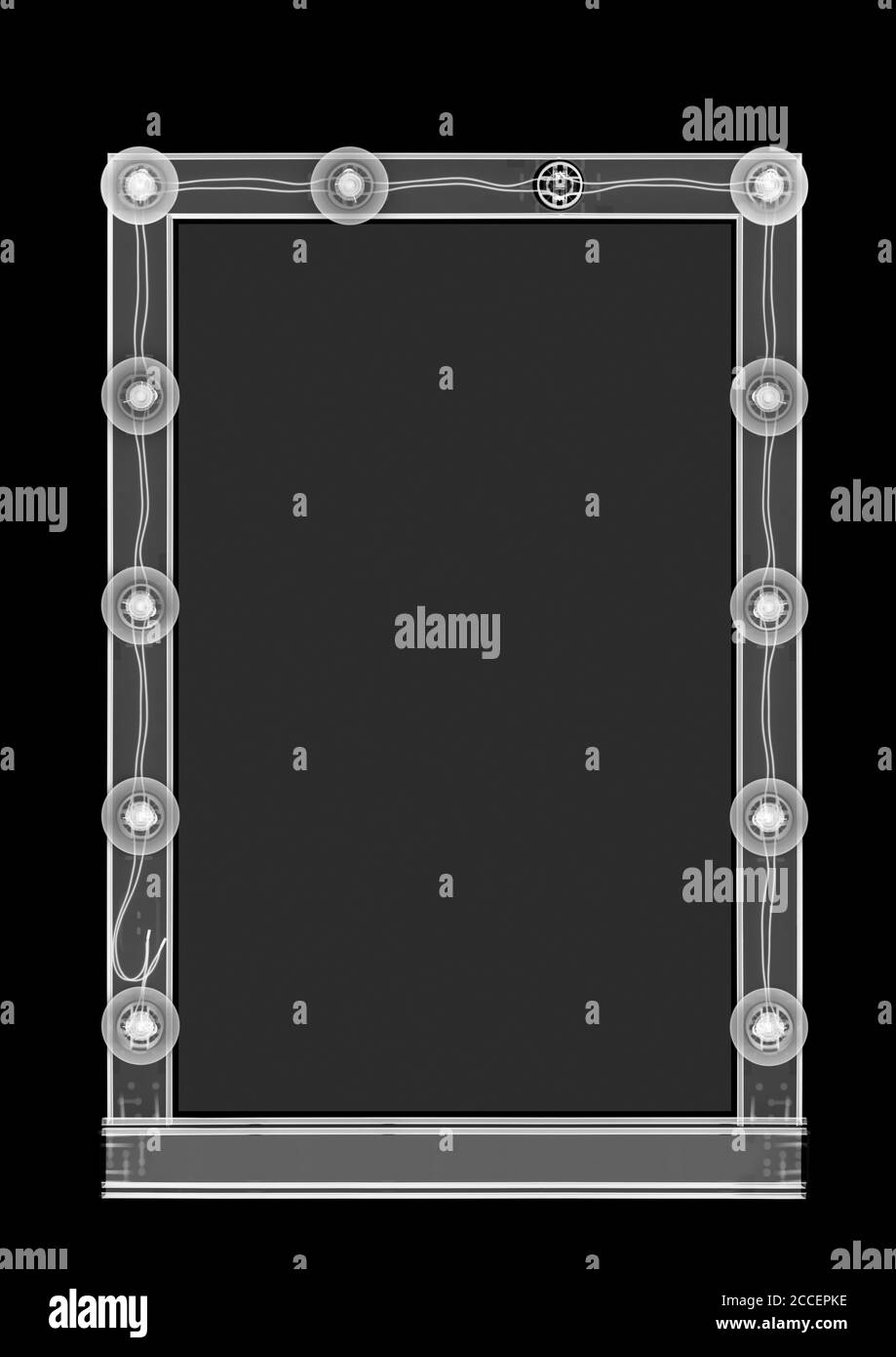 Stage mirror, X-ray Stock Photo - Alamy