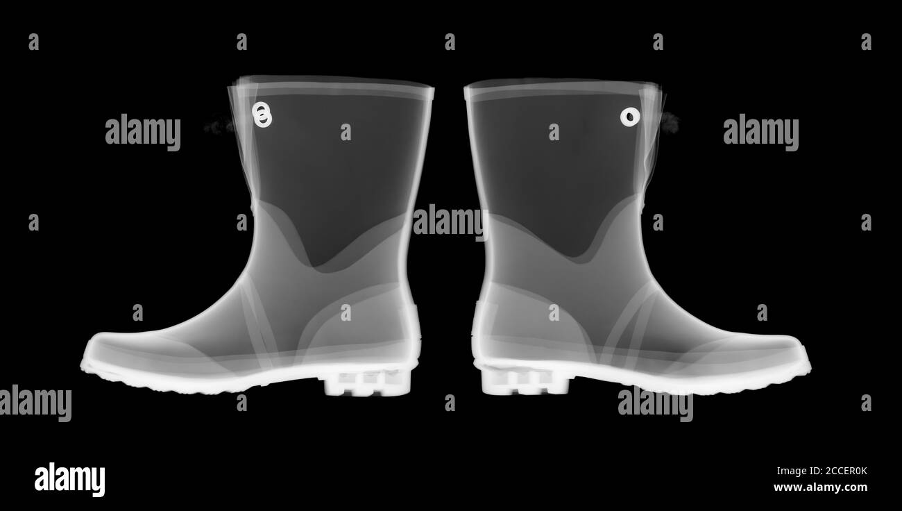 Side view of boots Black and White Stock Photos & Images - Alamy