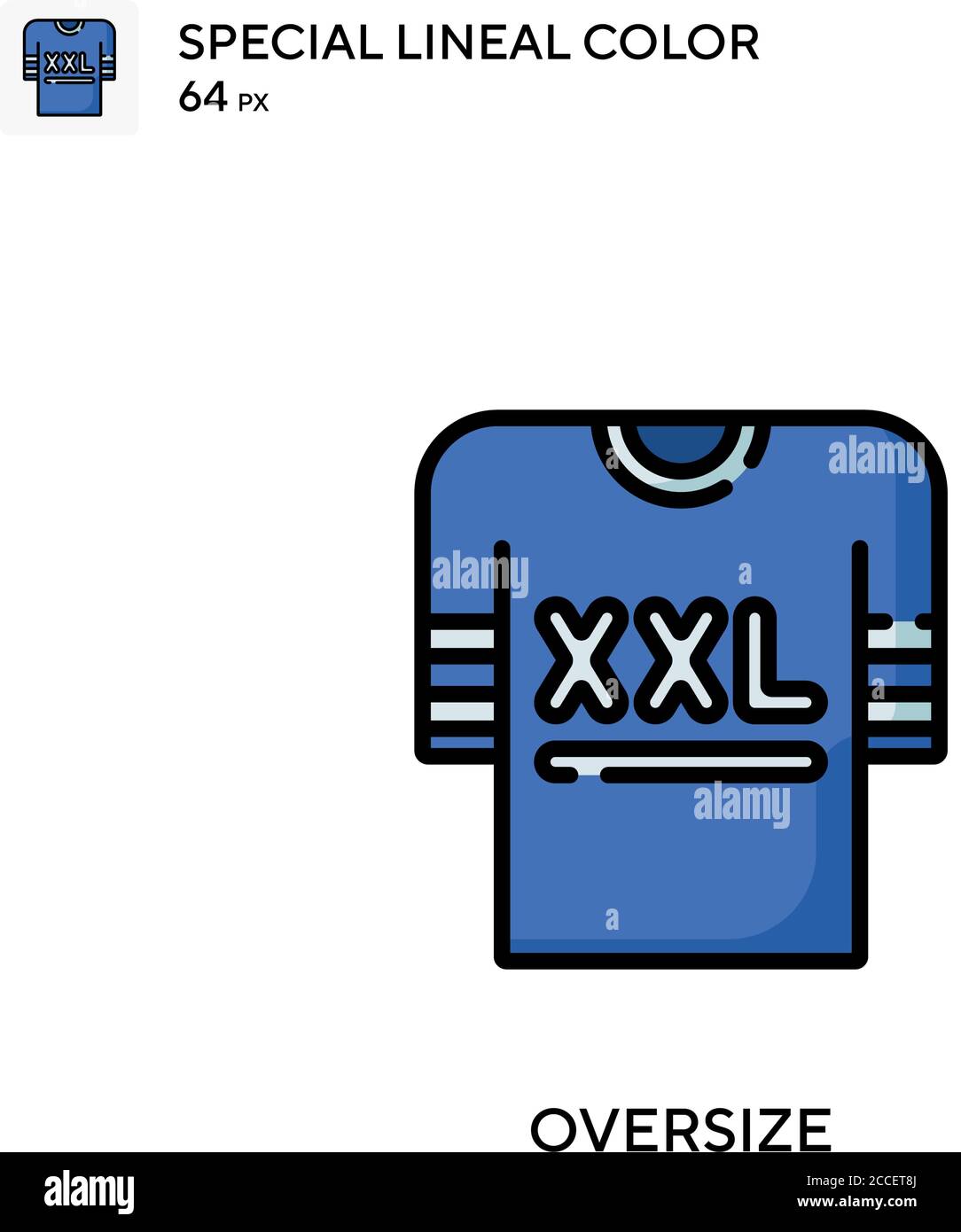 Oversize Special lineal color icon. Illustration symbol design template ...