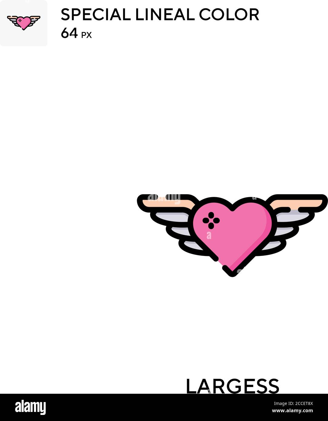 Largess Special lineal color icon. Illustration symbol design template ...