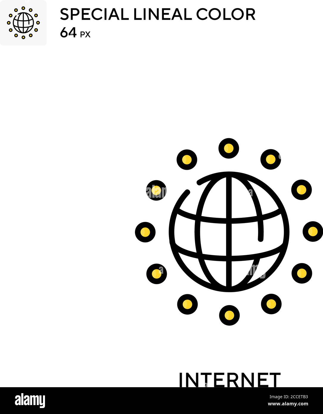 Internet Special lineal color icon. Illustration symbol design template ...