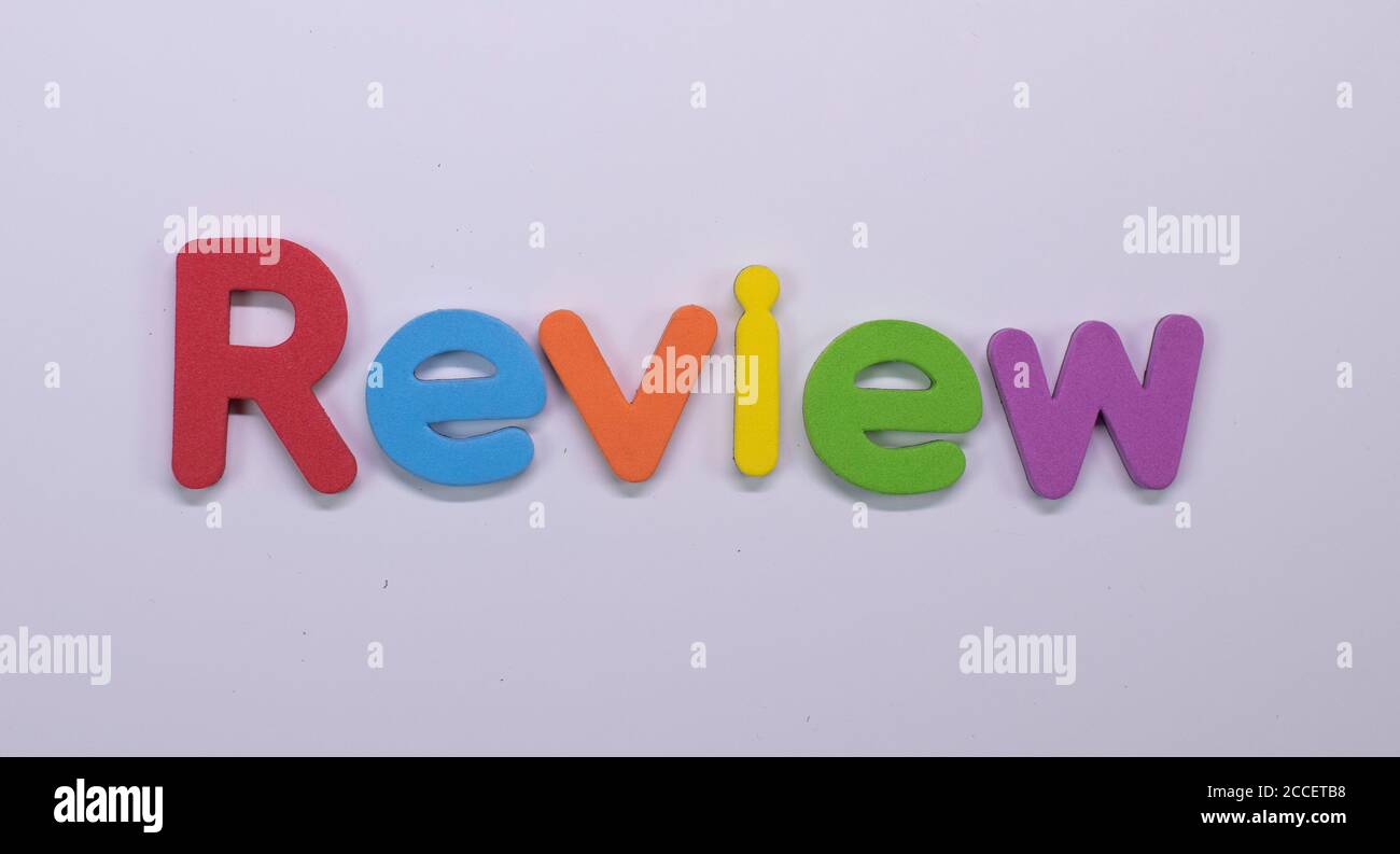 Review word hi-res stock photography and images - Alamy
