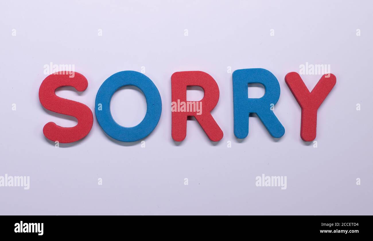 Word forgive concept written hi-res stock photography and images - Alamy