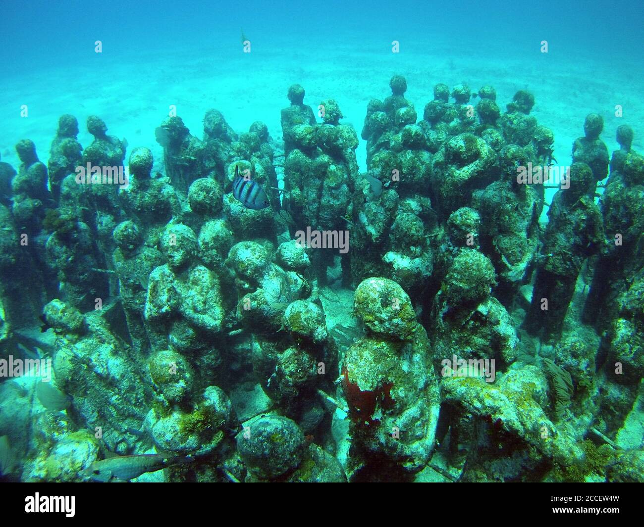 Underwater Museum of Art in Cancun, MUSA Stock Photo - Alamy