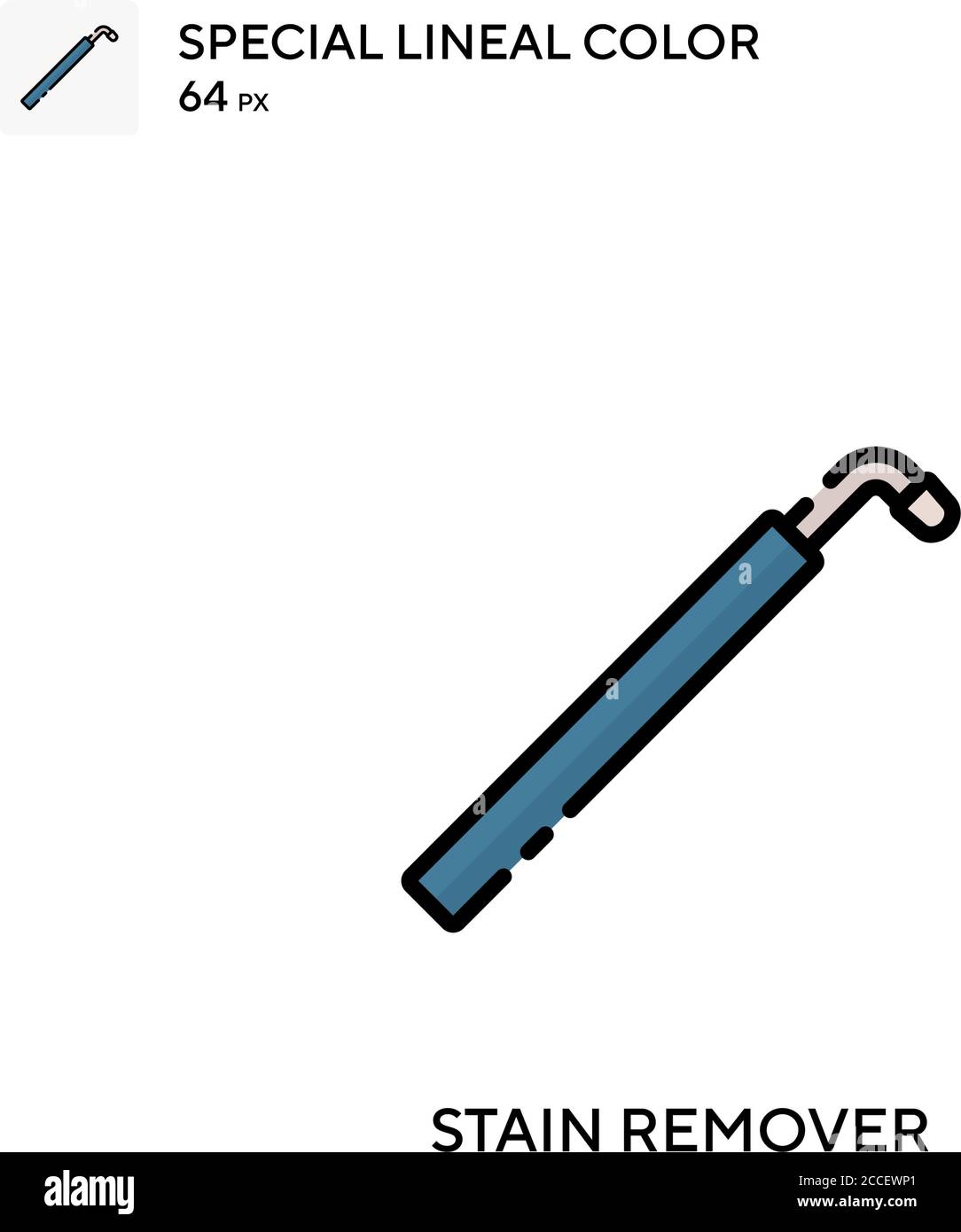 Stain remover Special lineal color icon. Illustration symbol design ...