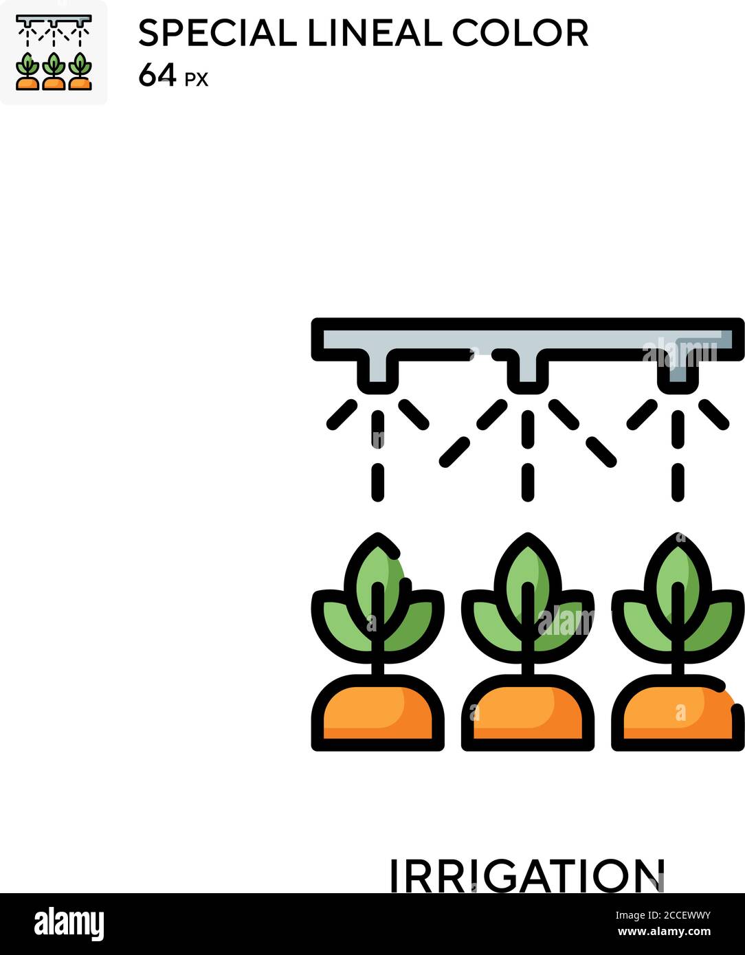 Wet farming land Stock Vector Images - Alamy