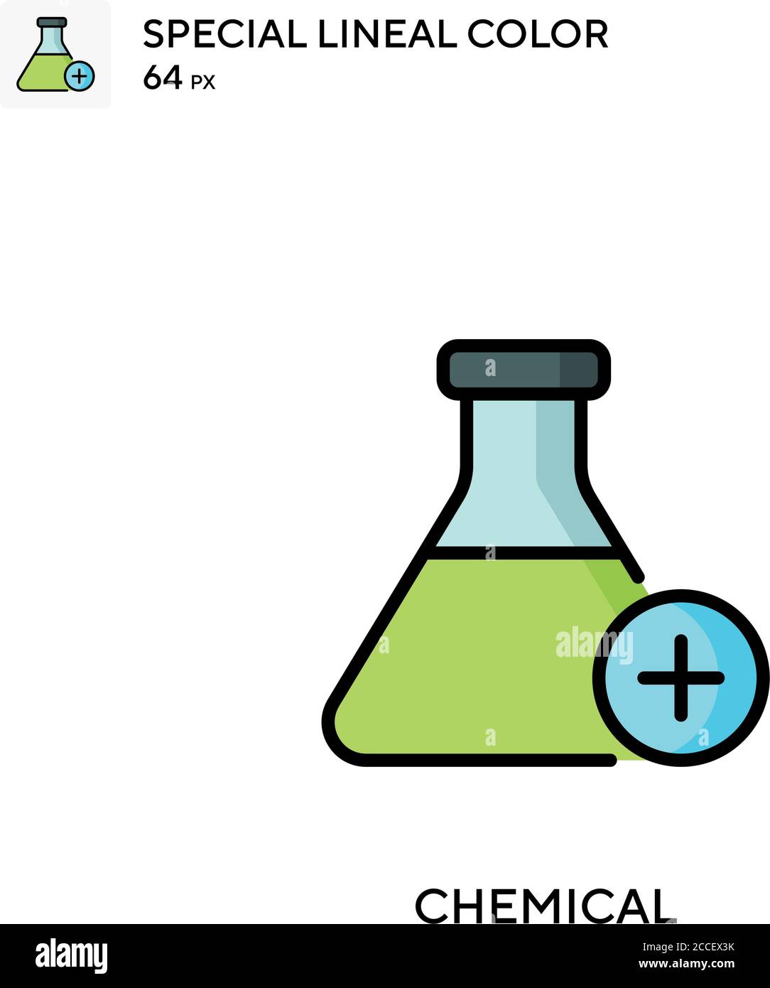 Chemical Special lineal color icon. Illustration symbol design template ...