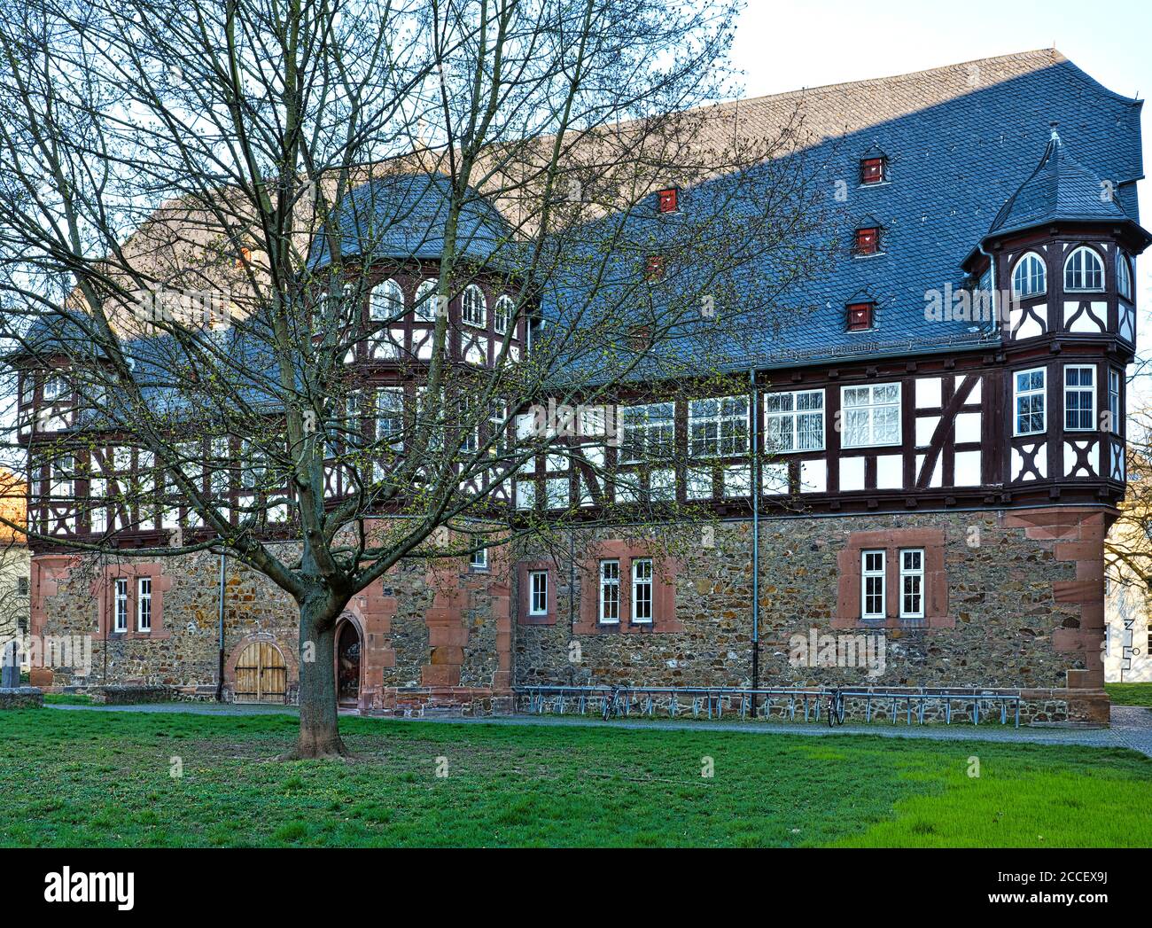 Europe, Germany, Hesse, Giessener Land, City of Giessen, New Castle ...