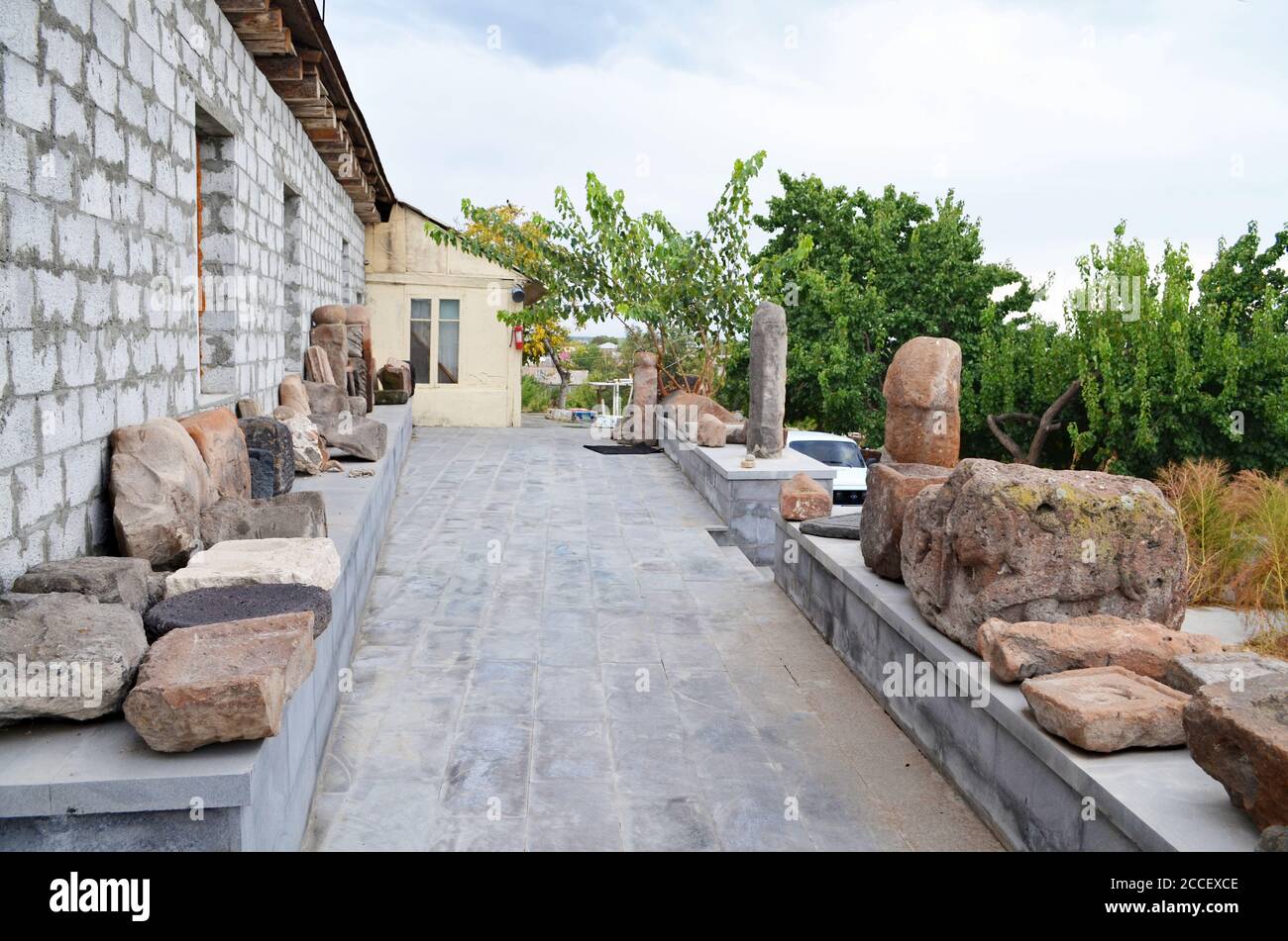 Armenia Excavated Artifacts from Dvin Ruins Stock Photo - Alamy