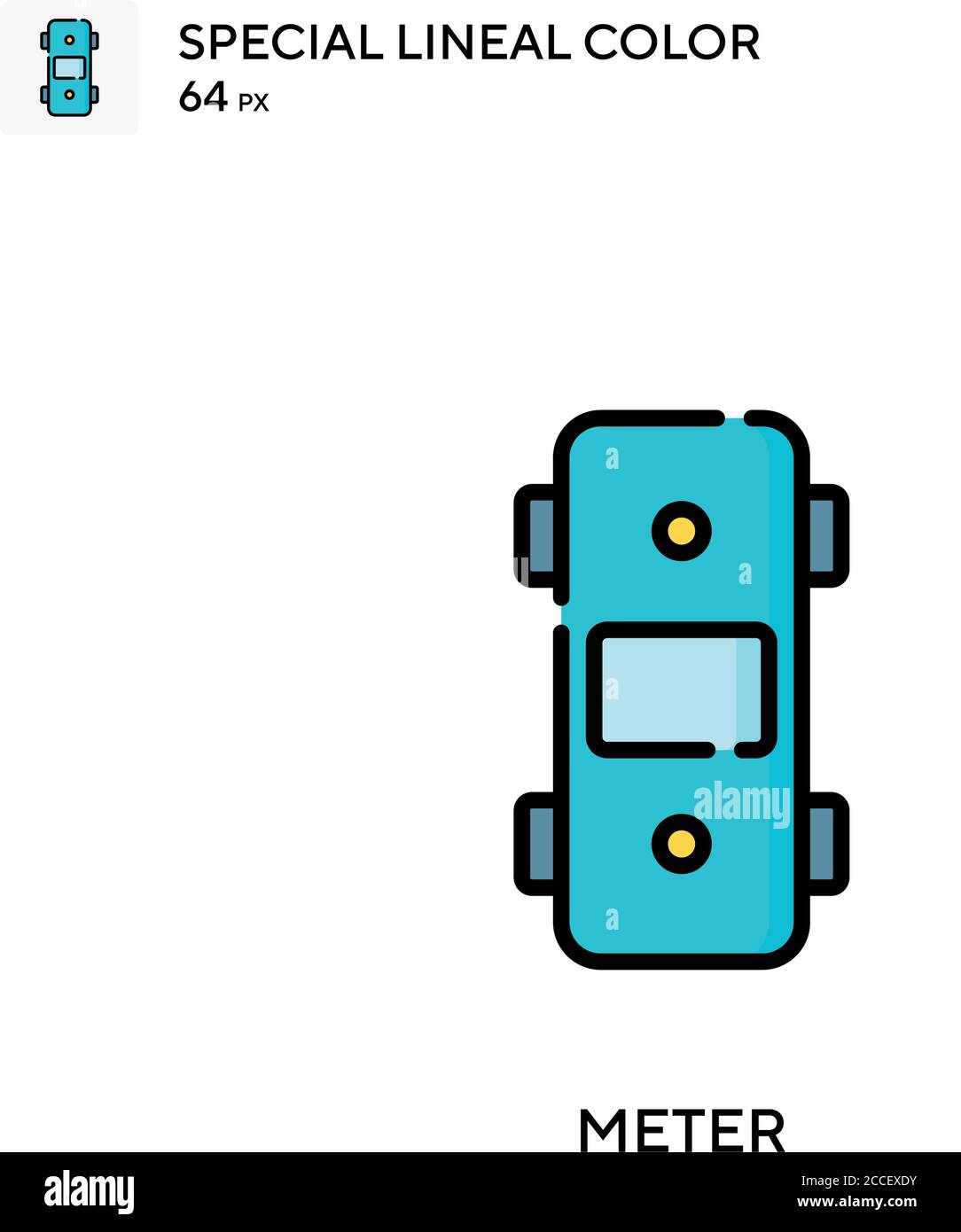 Meter Special lineal color icon. Illustration symbol design template ...