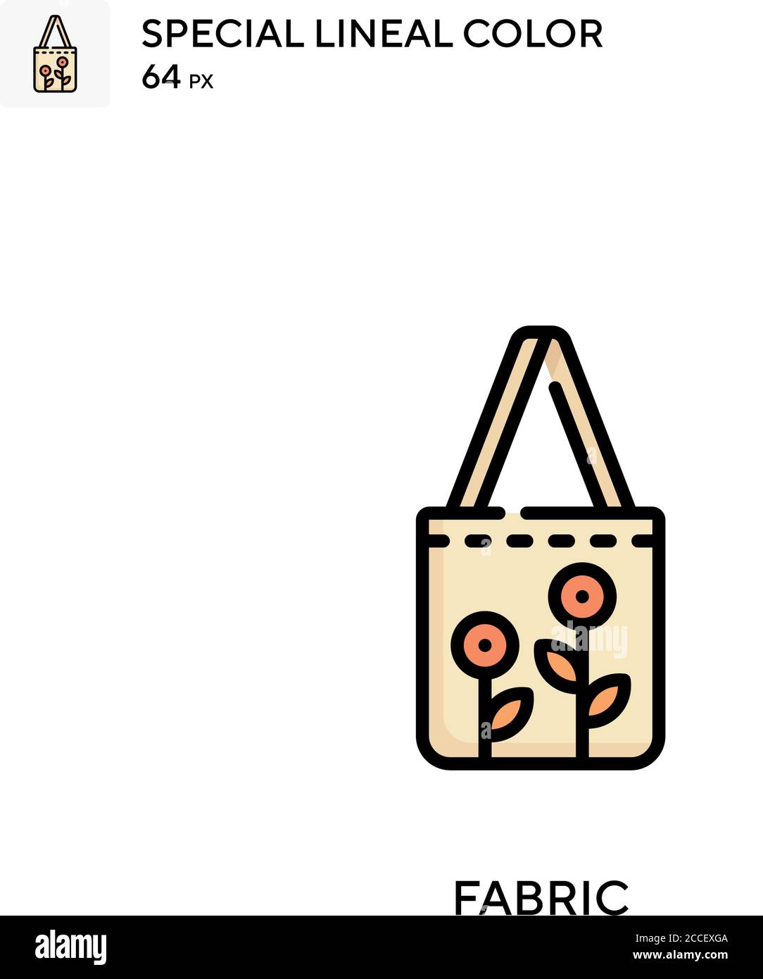 Fabric Special lineal color icon. Illustration symbol design template ...