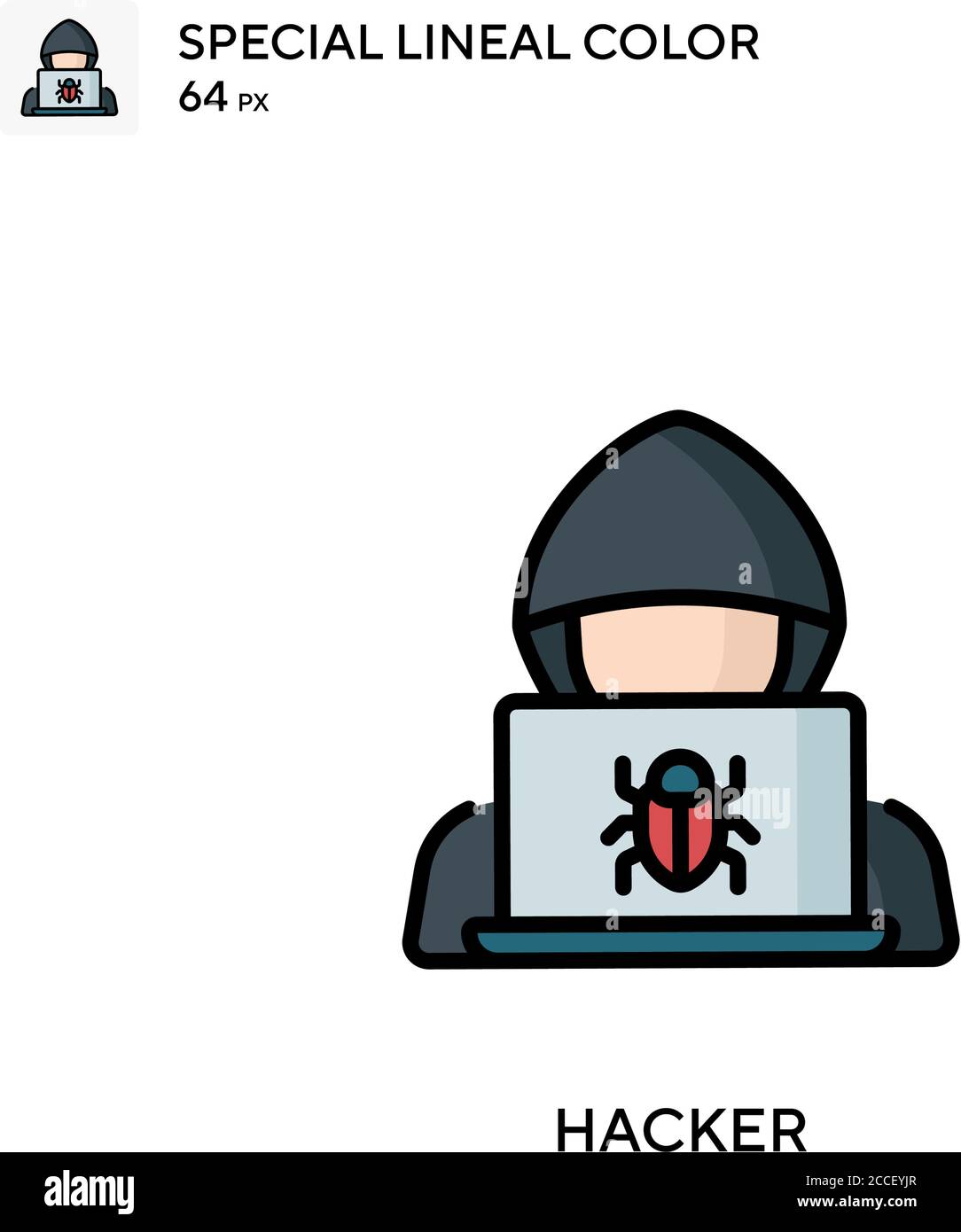 Hacker Special Lineal Color Icon Illustration Symbol Design Template For Web Mobile Ui Element