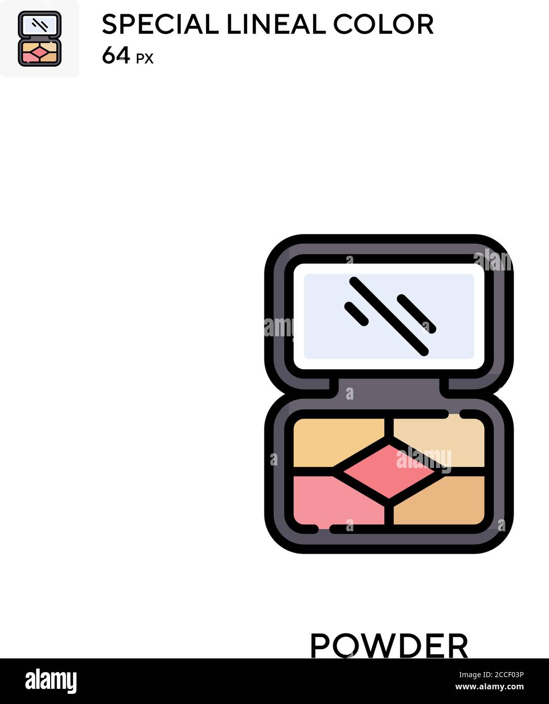 Powder Special lineal color icon. Illustration symbol design template ...