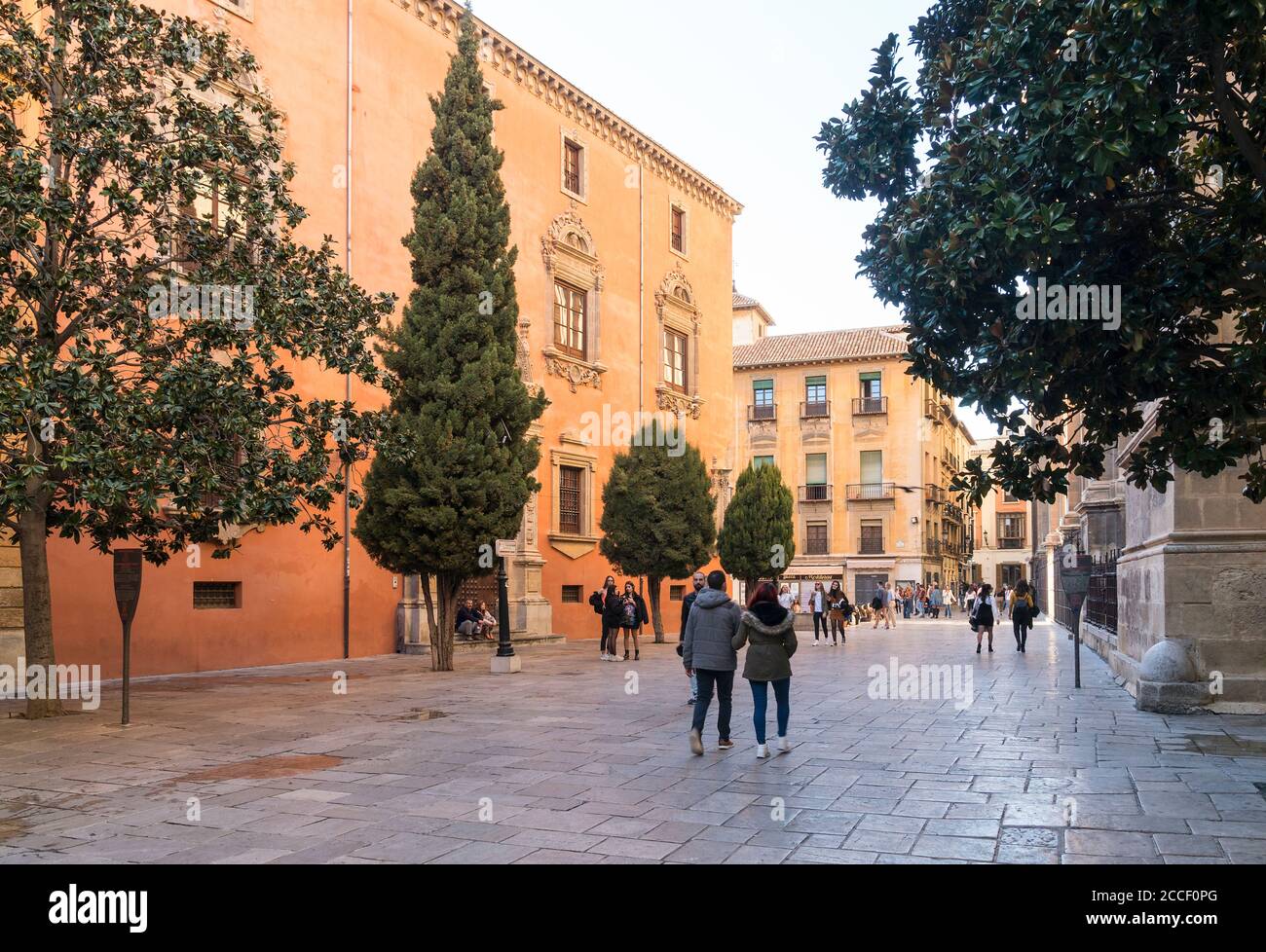 Granada (Spain), old town ,, Plaza de Alonso Cano Stock Photo - Alamy