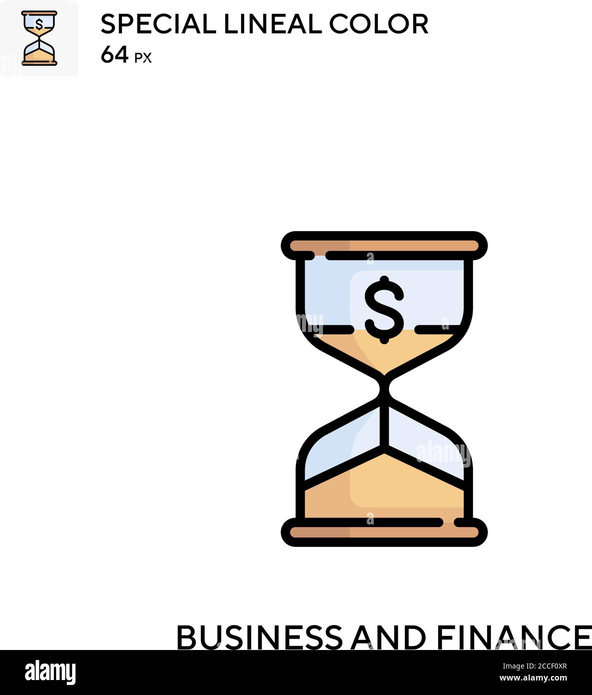 Business and finance Special lineal color icon. Illustration symbol ...