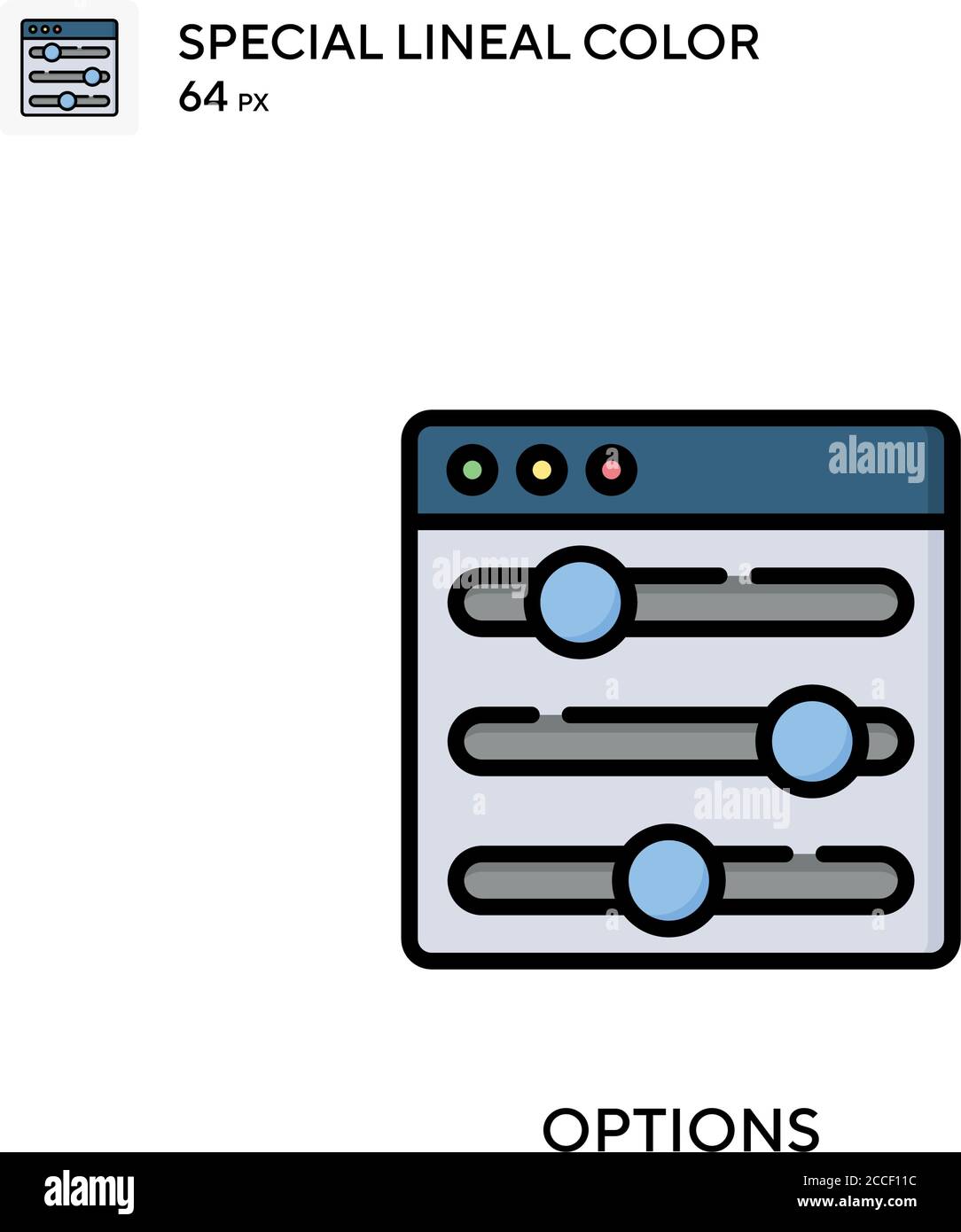 Options Special lineal color icon. Illustration symbol design template ...