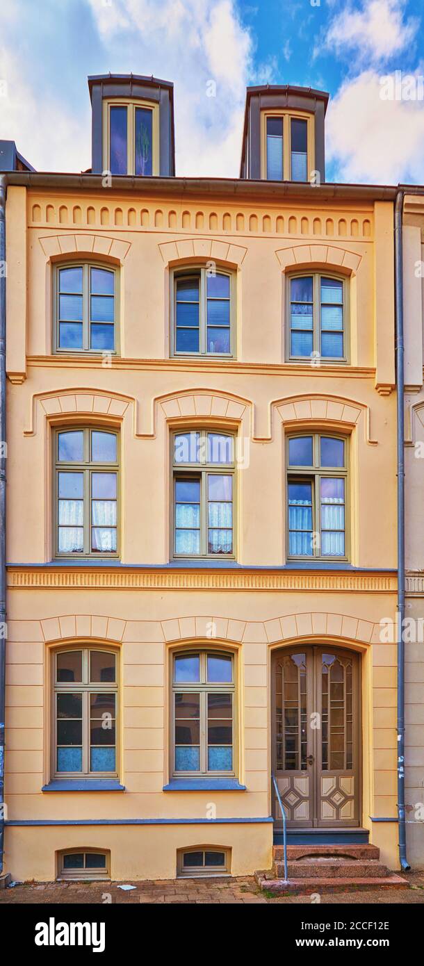 Apartment buildings colored facades hi-res stock photography and images ...
