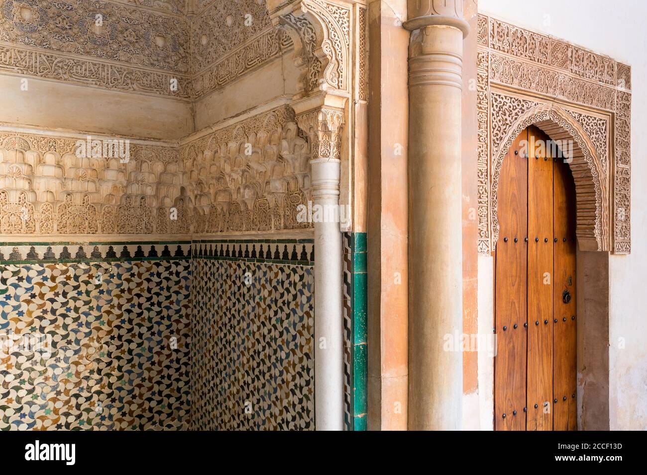 Granada (Spain), Alhambra, Palacios Nazaries, Patio de Arrayanes ...