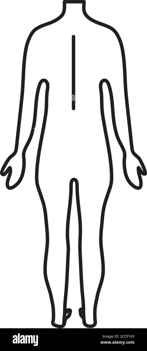 Human Body Outline Clip Art