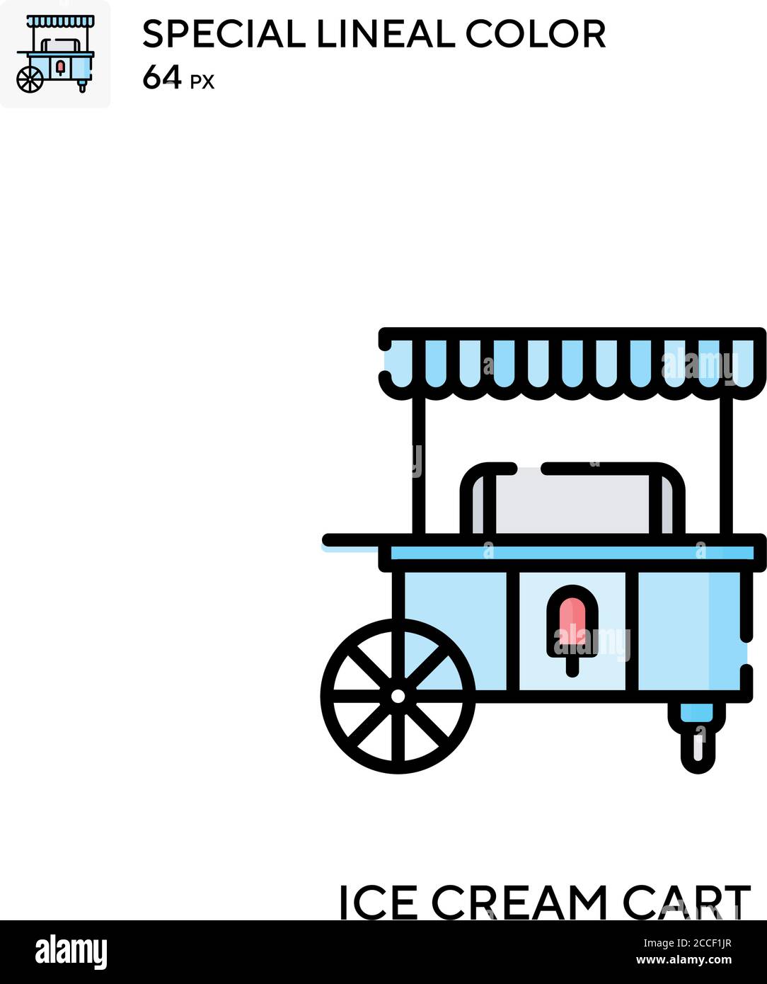 Pushcart ice cream Stock Vector Images - Alamy