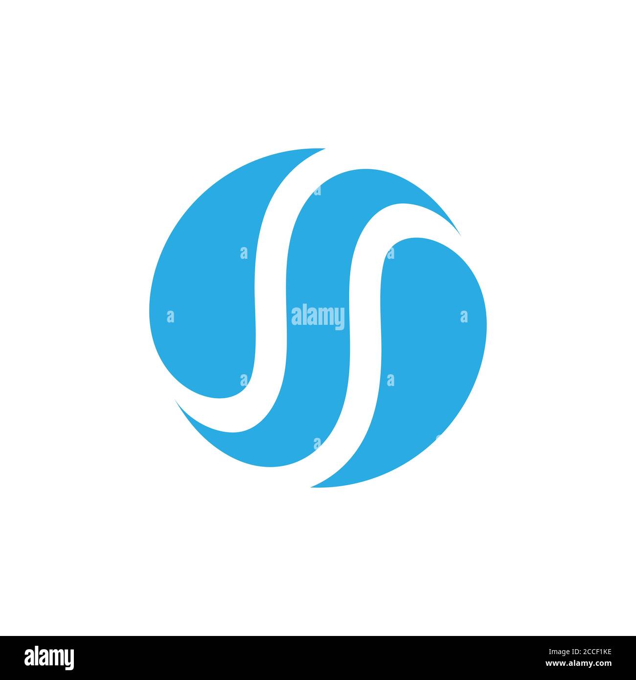 curves geometric wavy 3d flat logo vector Stock Vector Image & Art - Alamy