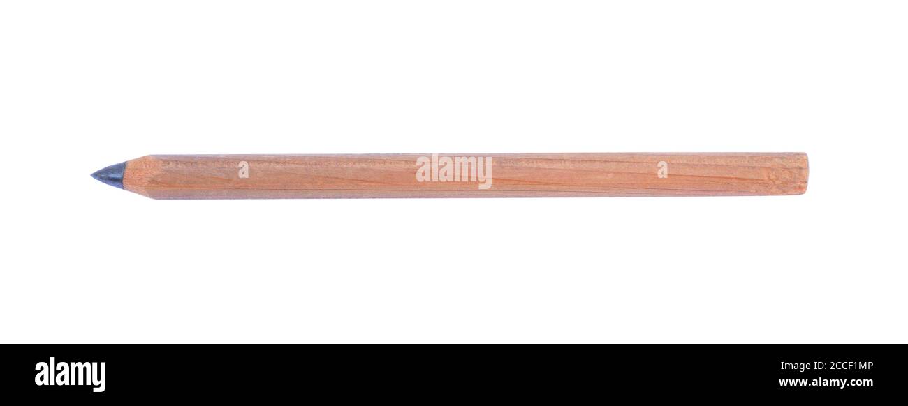 Brown pencil isolated on white background Stock Photo - Alamy